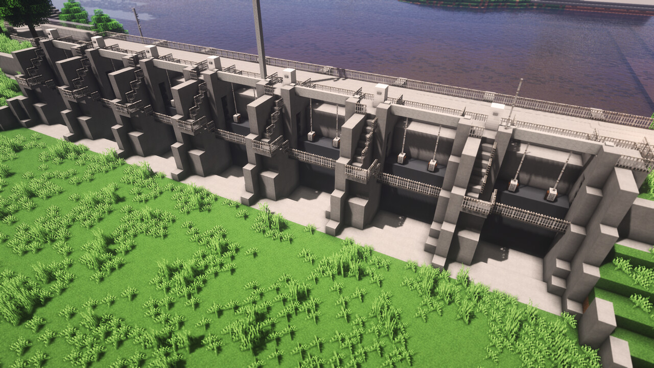 sluice gate area Minecraft Map
