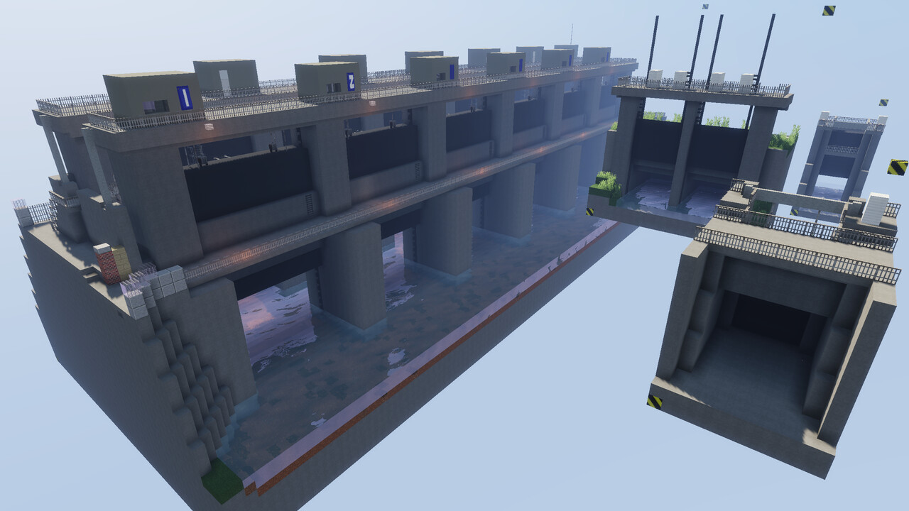 sluice gate area Minecraft Map