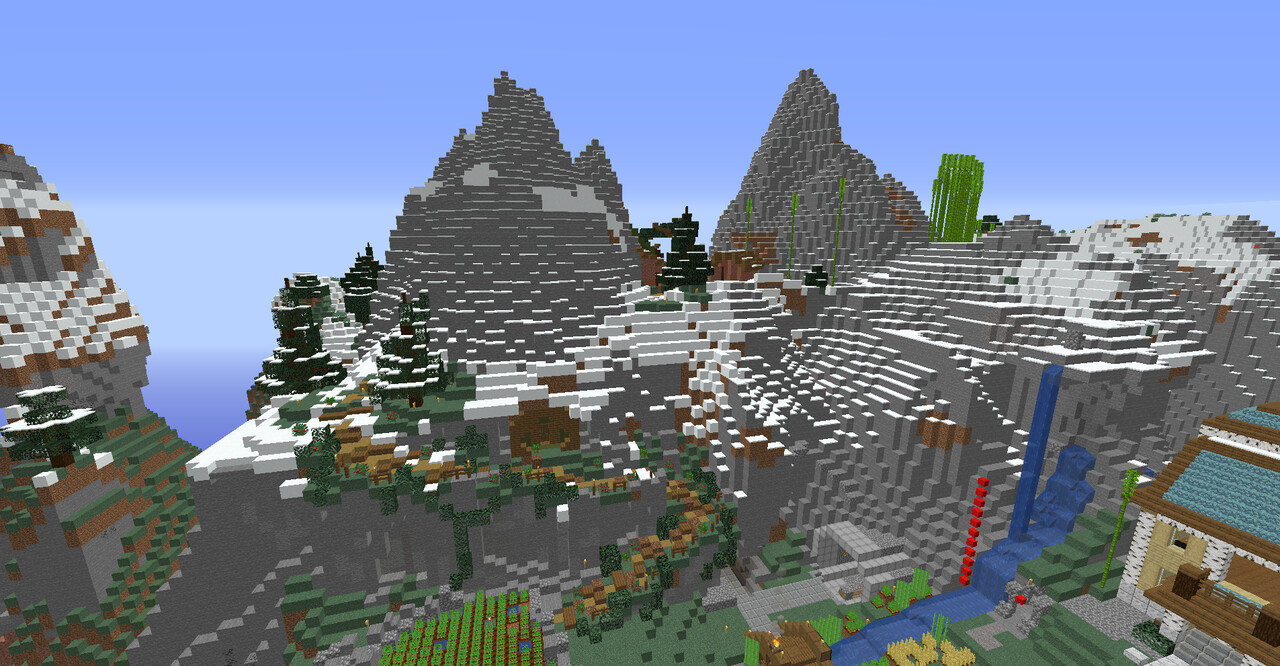 Hole in the wall Minecraft Map