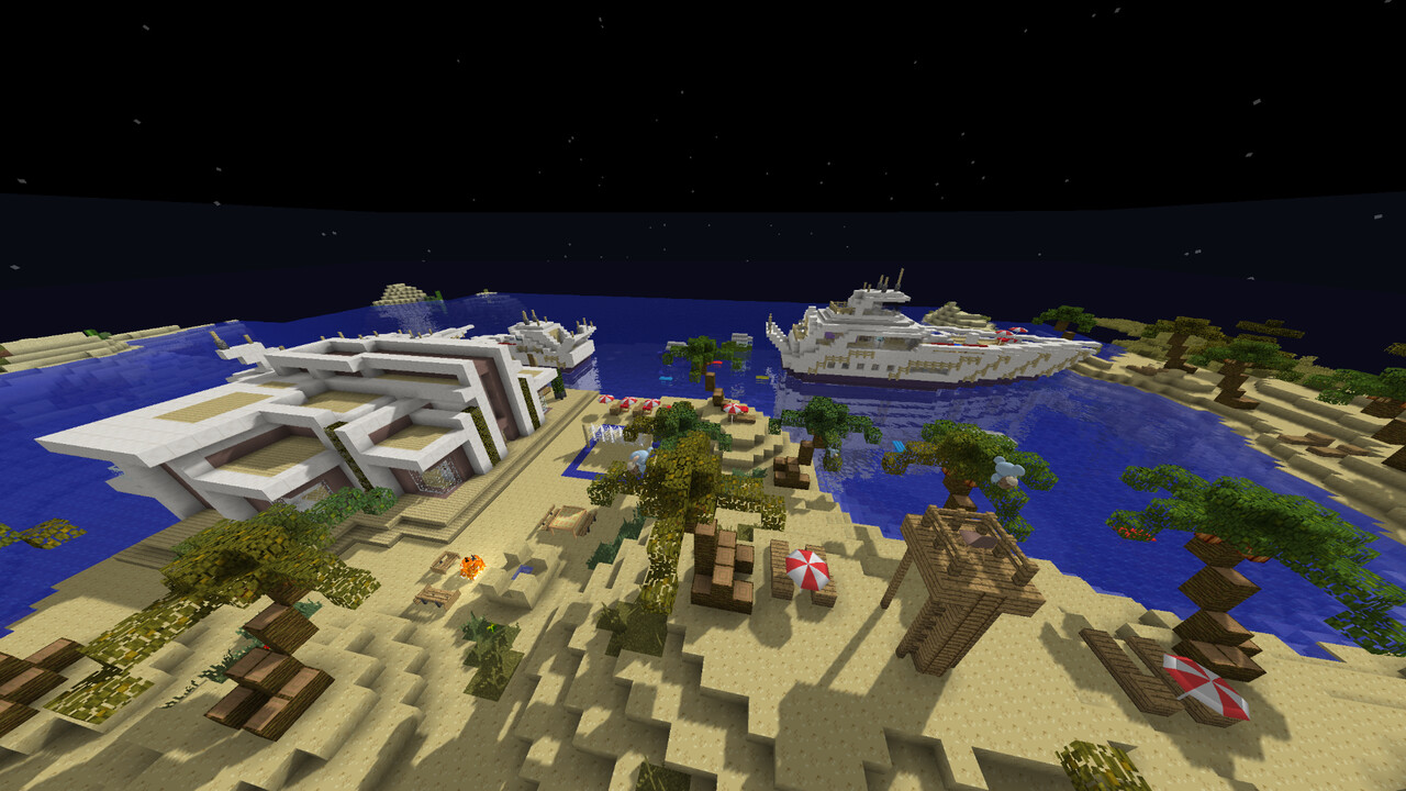 Minecraft Pixelmon Beach Resort Minecraft Map