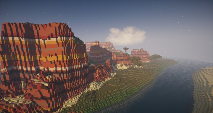 Small 3K map Minecraft Map