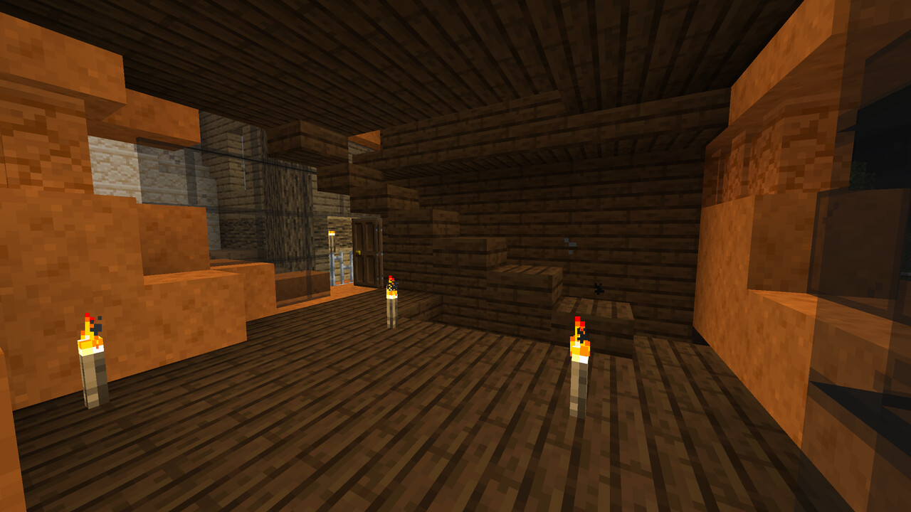 New Stockholm - Birch house, red sandstone house Minecraft Map