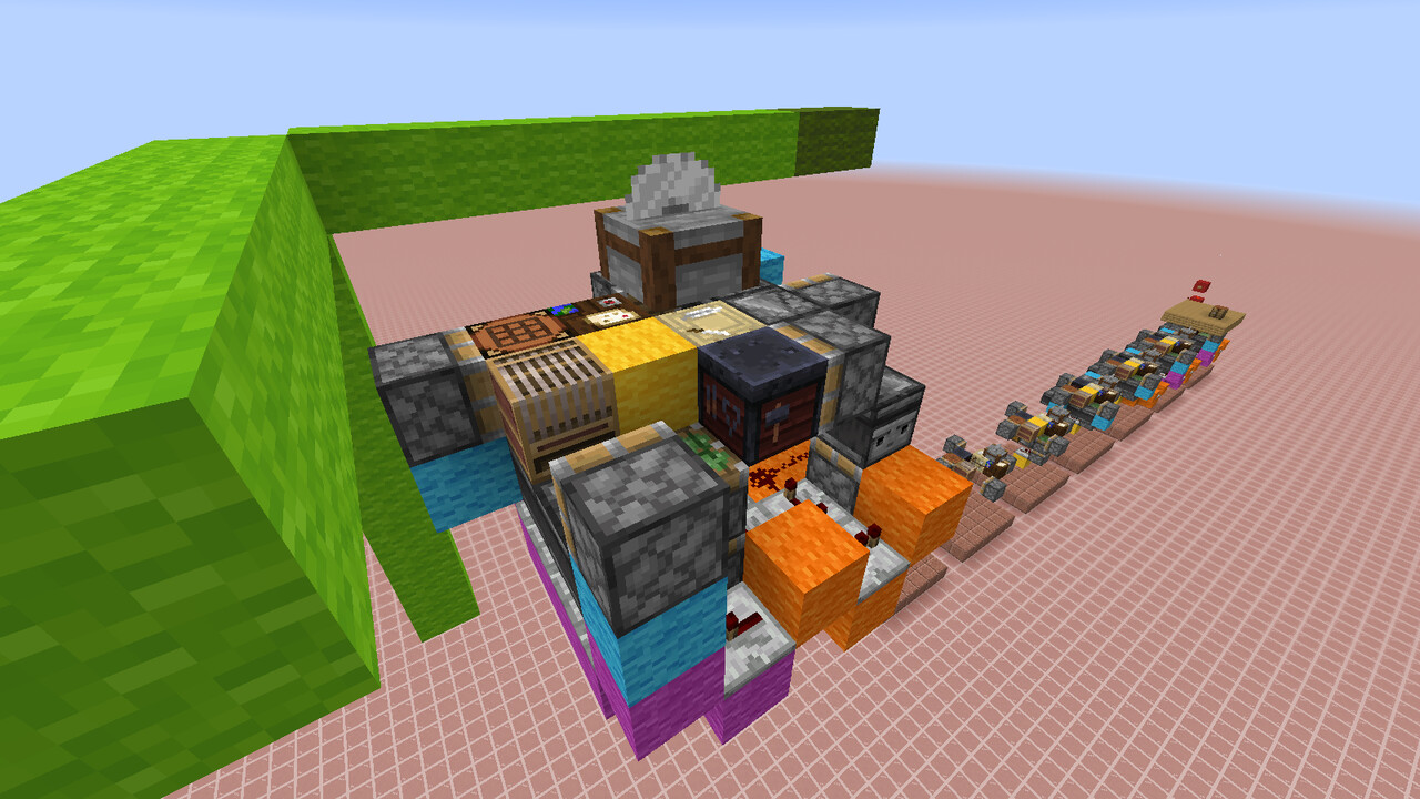 All crafting table swapper (6*5*5) Minecraft Map