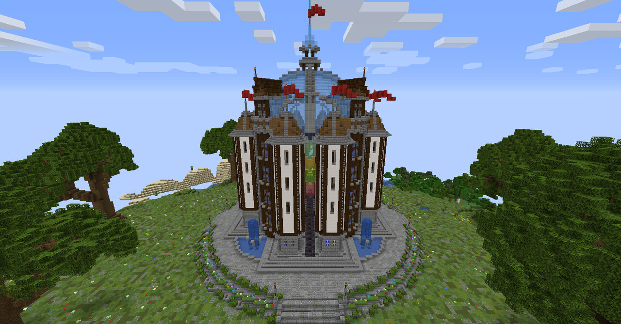 Minecraft Spawn Design Wood