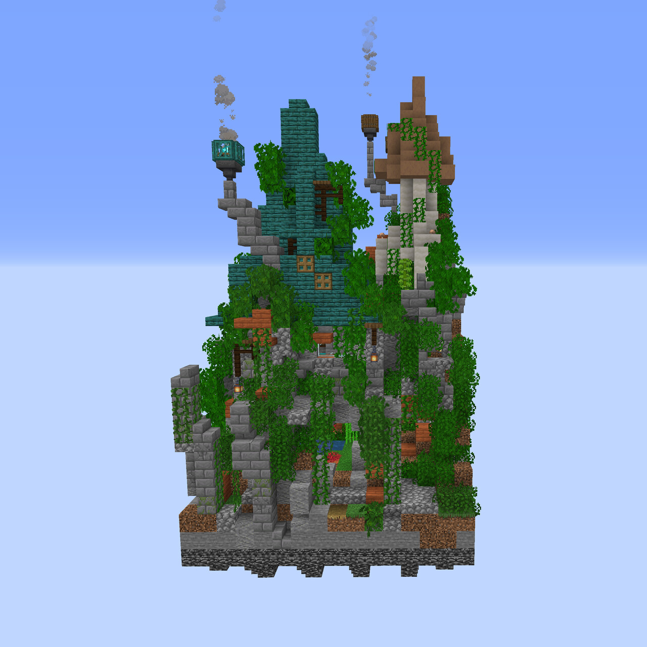 Pixie houses | One chunk build challenge Minecraft Map