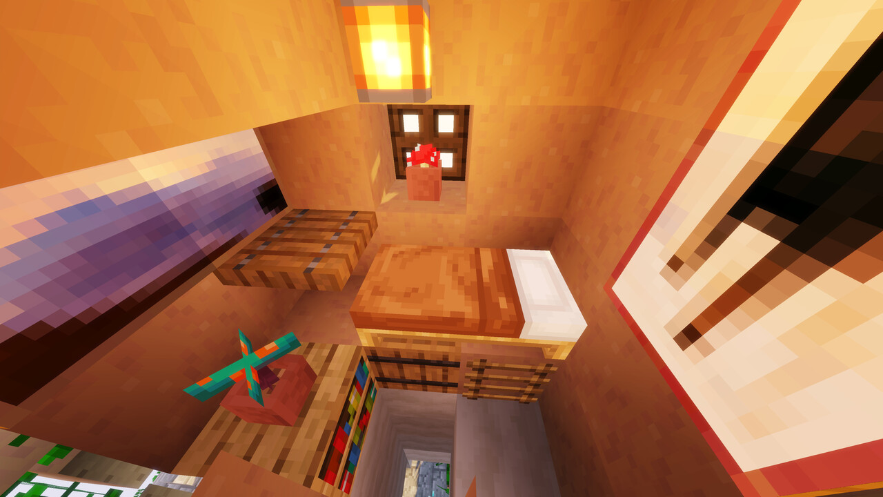 Pixie houses | One chunk build challenge Minecraft Map