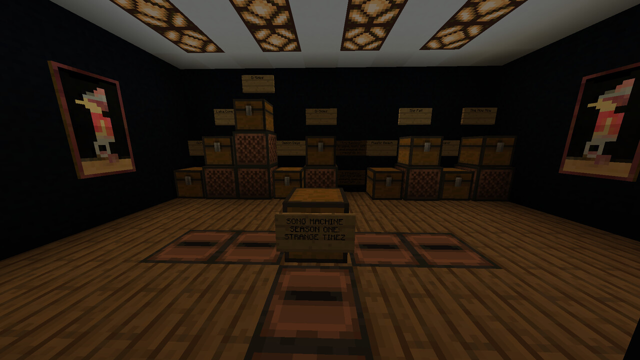 Gorillaz Song Machine Season One: Kong Studios Minecraft Map