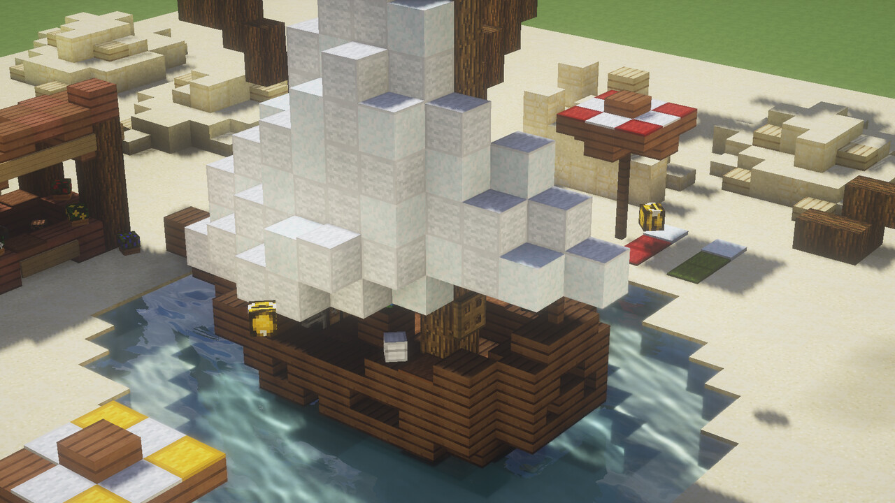 My custom BEACH [FREE DOWNLOAD] Minecraft Map