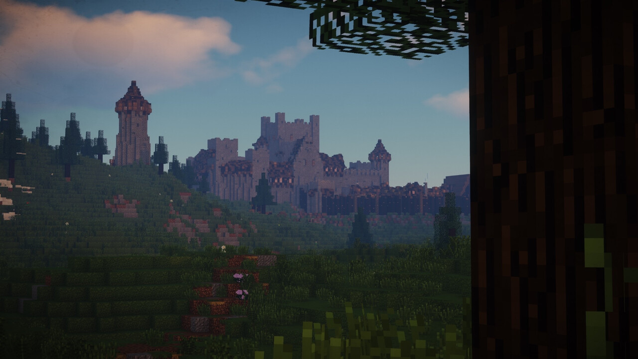 Medieval english-norman Castle Minecraft Map