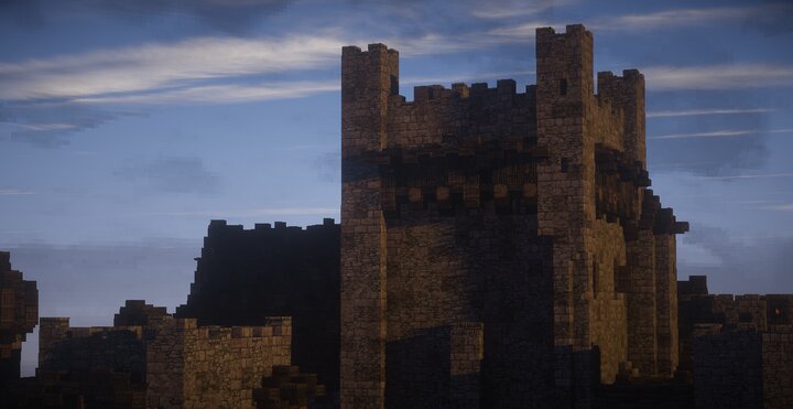 Medieval english-norman Castle Minecraft Map
