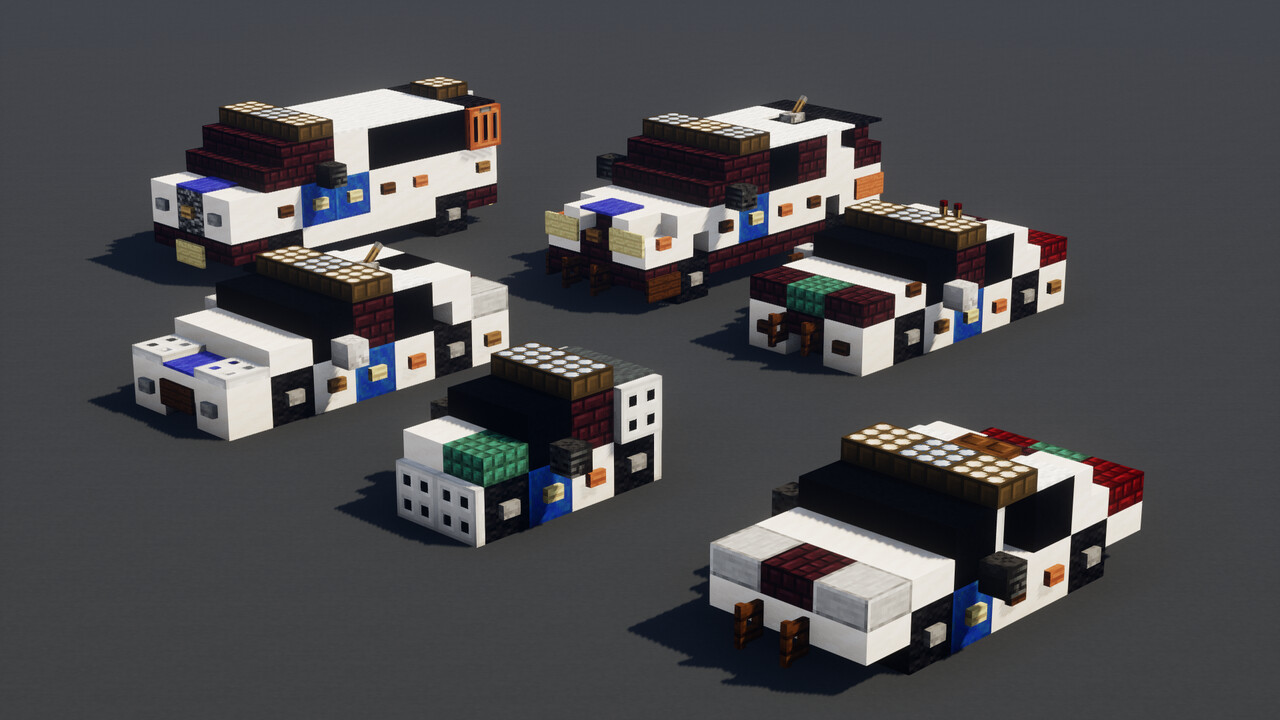 NYC NYPD Police Car Pack [6] Minecraft Map
