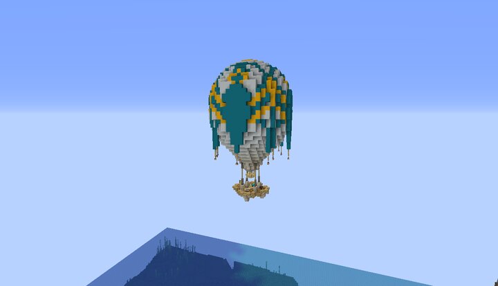 Large Hot Air Balloon Minecraft Map