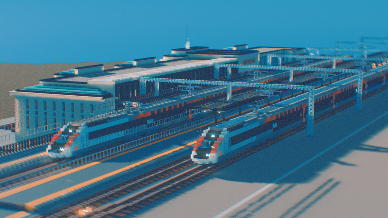 TGV Duplex 【SNCF Carmillon Livery】 Minecraft Map