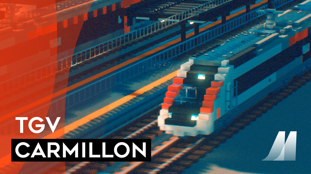 TGV Duplex 【SNCF Carmillon Livery】 Minecraft Map