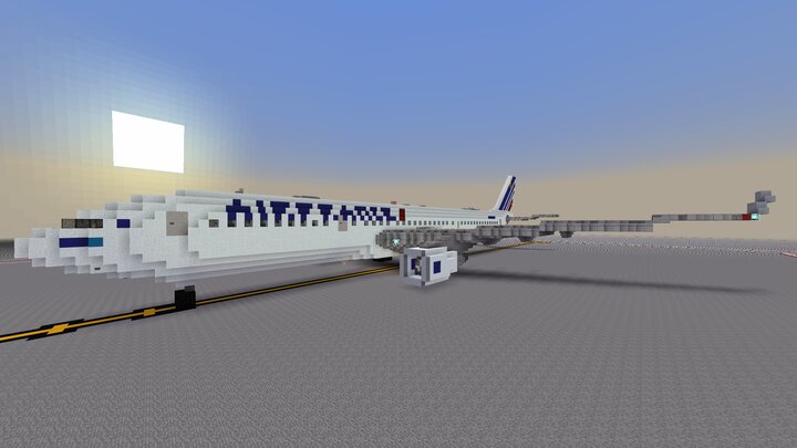 Air France Airbus A330-200 (Pray For Paris) Minecraft Map