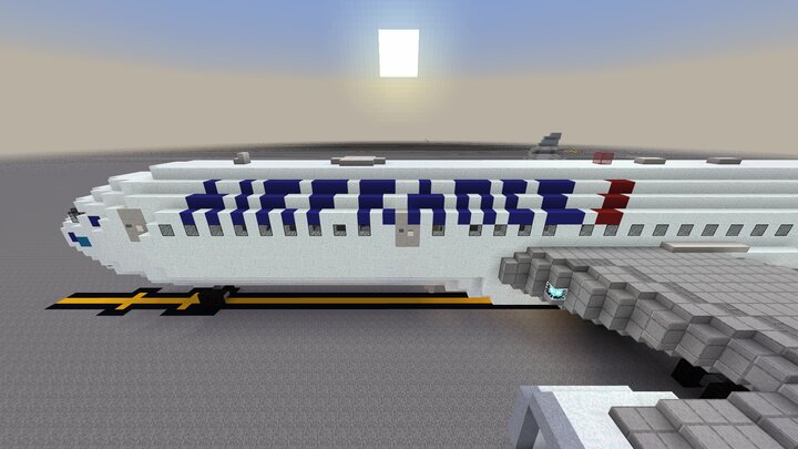 Air France Airbus A330-200 (Pray For Paris) Minecraft Map