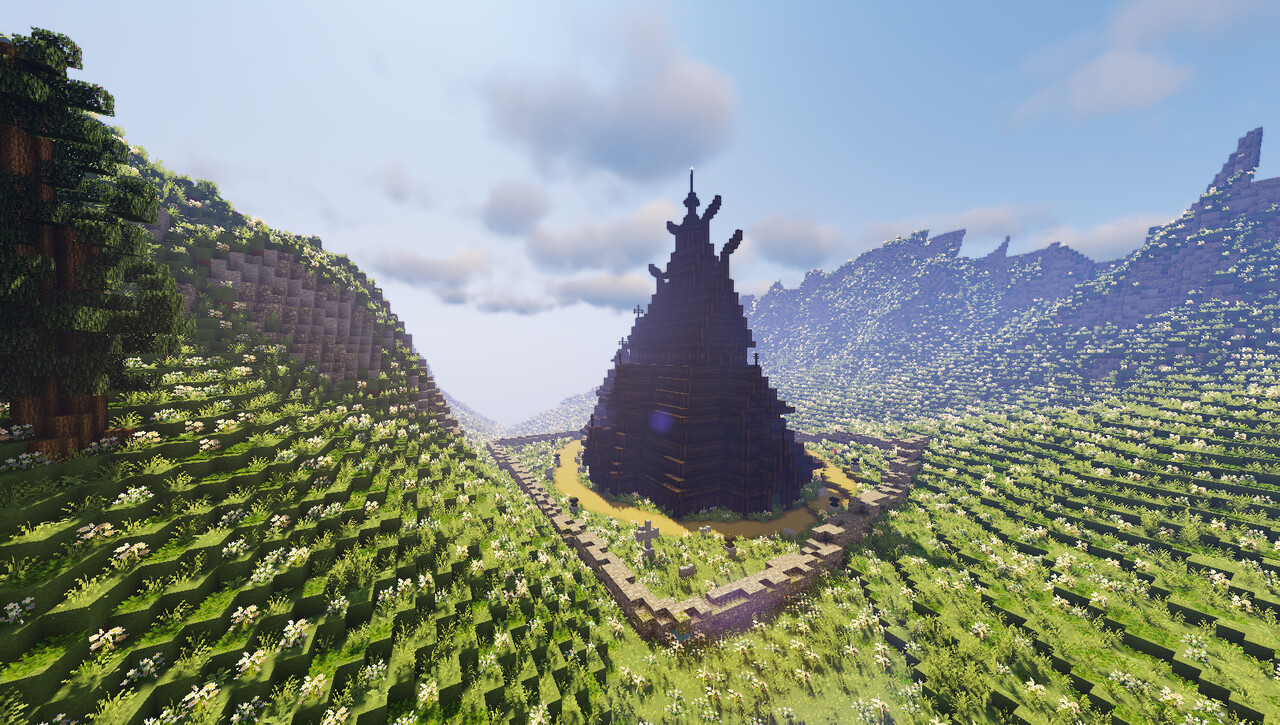 Borgund Stave Church in Norway Minecraft Map