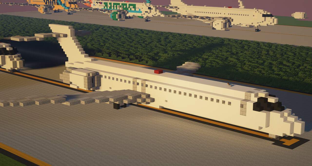 Boeing 717 1.5:1 Scale Minecraft Map
