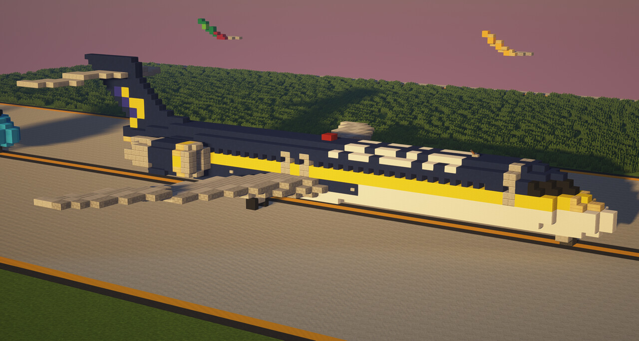 Boeing 717 1.5:1 Scale Minecraft Map