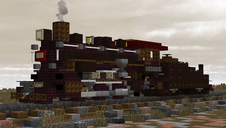 USRA 0-6-0 steam locomotive switcher with tender Minecraft Map