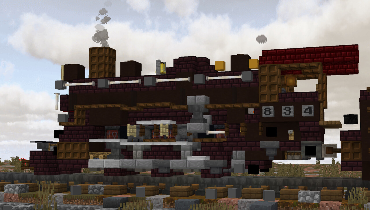 USRA 0-6-0 steam locomotive switcher with tender Minecraft Map