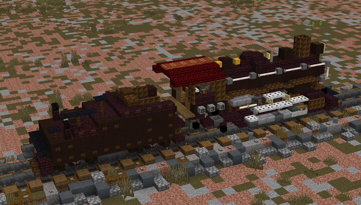 USRA 0-6-0 steam locomotive switcher with tender Minecraft Map