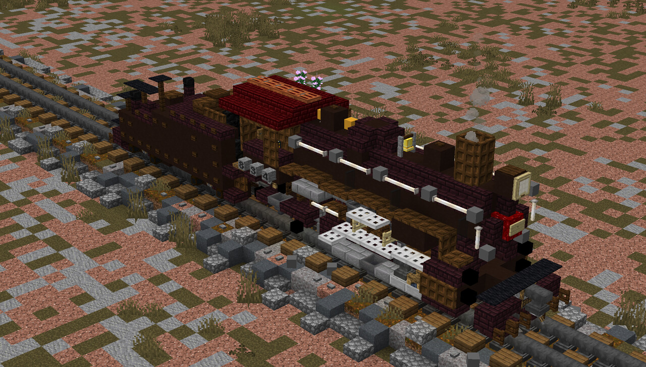 USRA 0-6-0 steam locomotive switcher with tender Minecraft Map