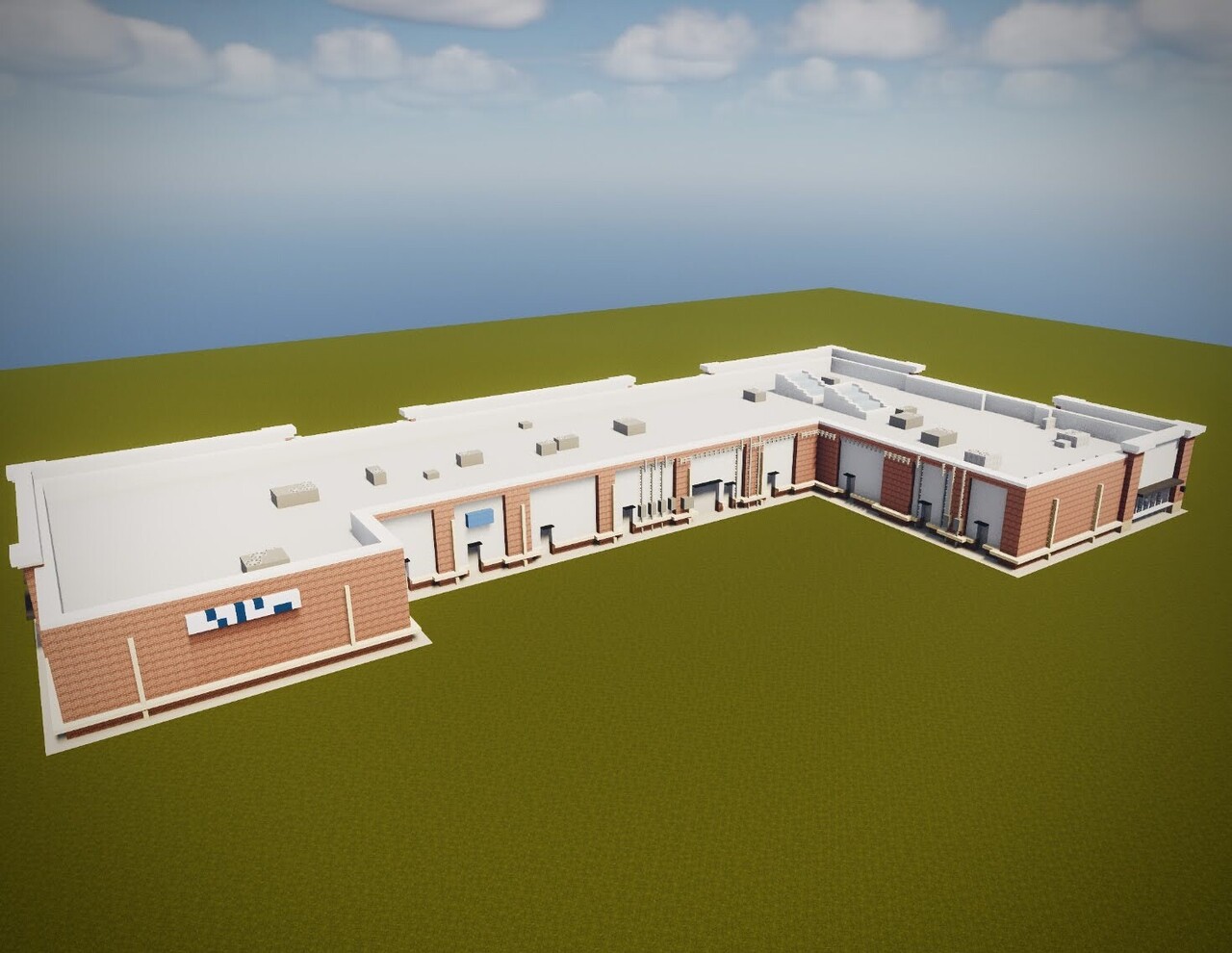 Strip Mall (Village @ 121) Minecraft Map