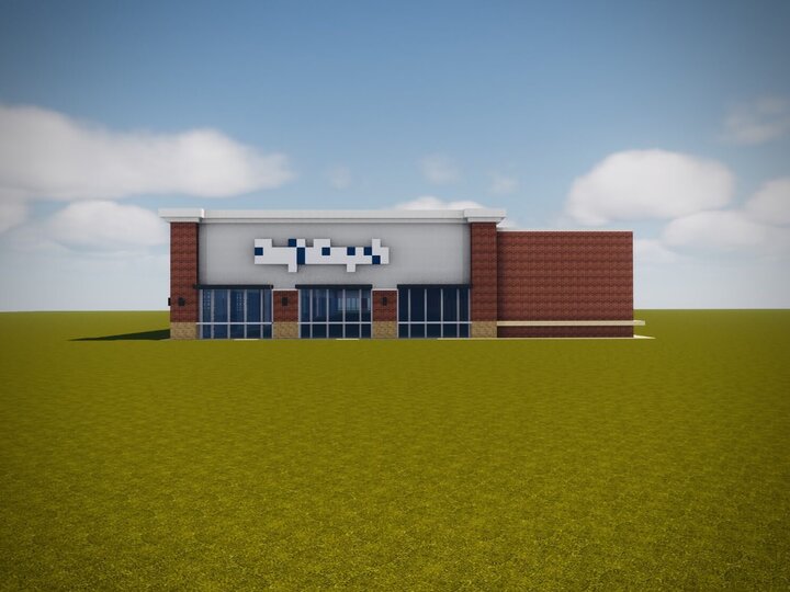 Strip Mall (Village @ 121) Minecraft Map