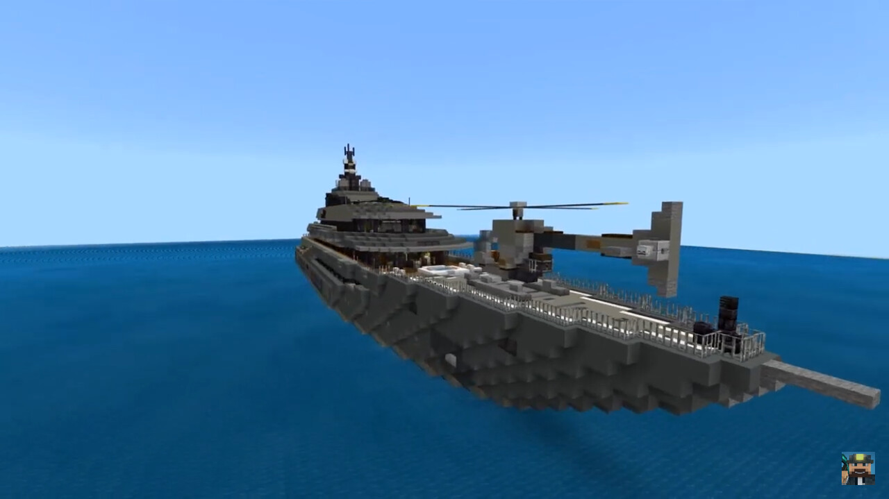 Minecraft Kismet Charter Yacht Tutorial Download + interior Minecraft Map