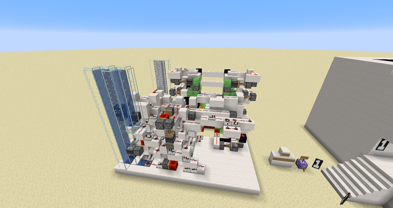 The smallest elevator in Minecraft 1.16.3 ! Minecraft Map