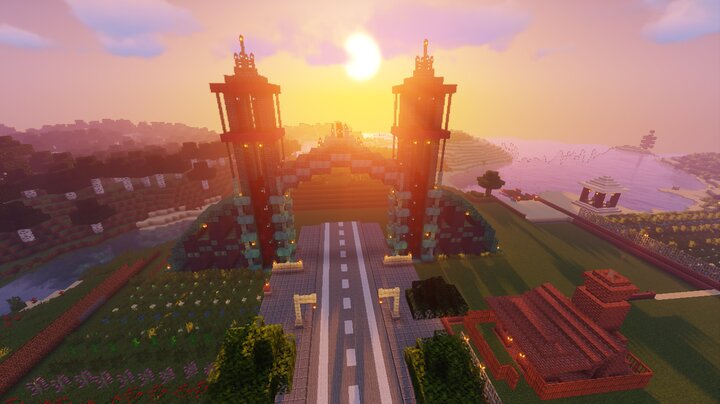 CITY GATE Şehir Giriş Kapısı Minecraft Map