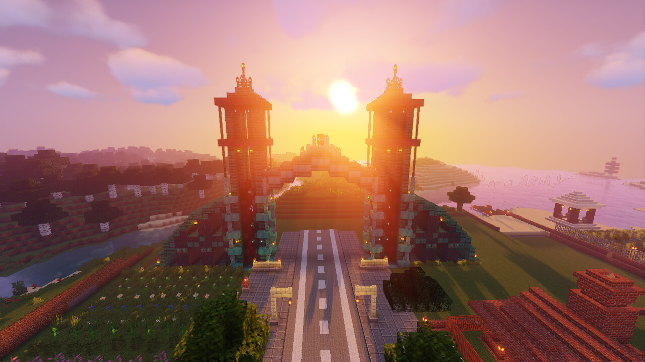 CITY GATE Şehir Giriş Kapısı Minecraft Map
