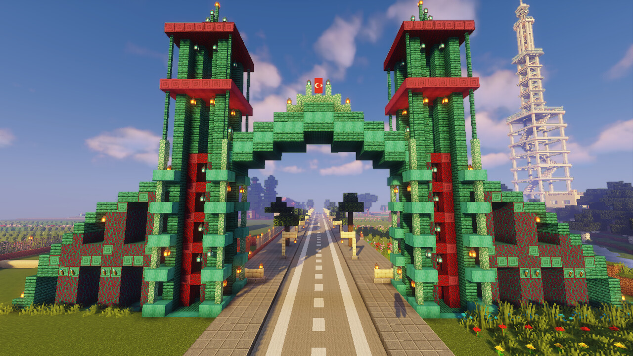 CITY GATE Şehir Giriş Kapısı Minecraft Map