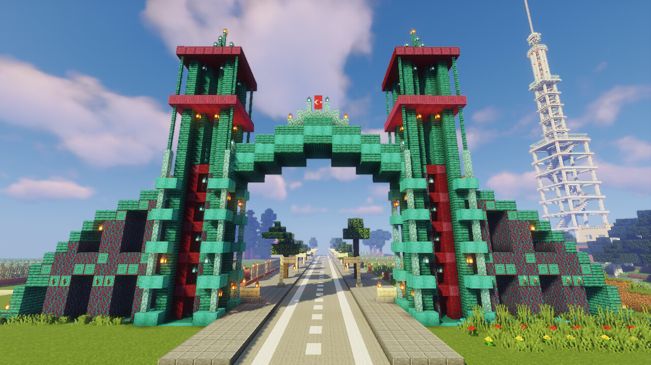 CITY GATE Şehir Giriş Kapısı Minecraft Map