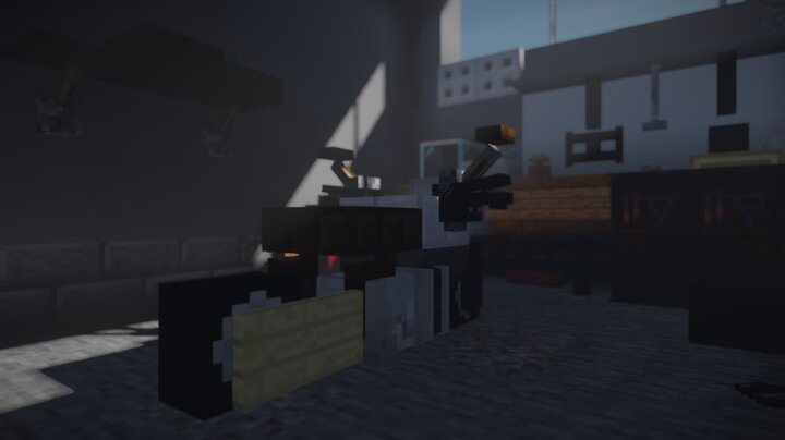 Motorcycle In The Workshop Minecraft Map