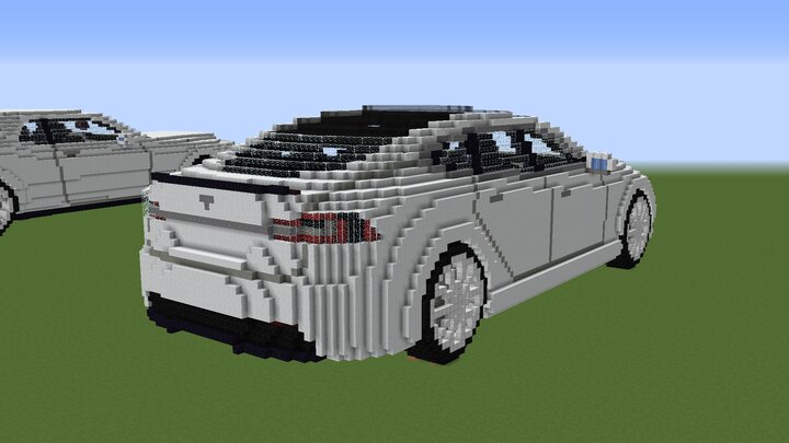 Tesla Model S P100D Minecraft Map