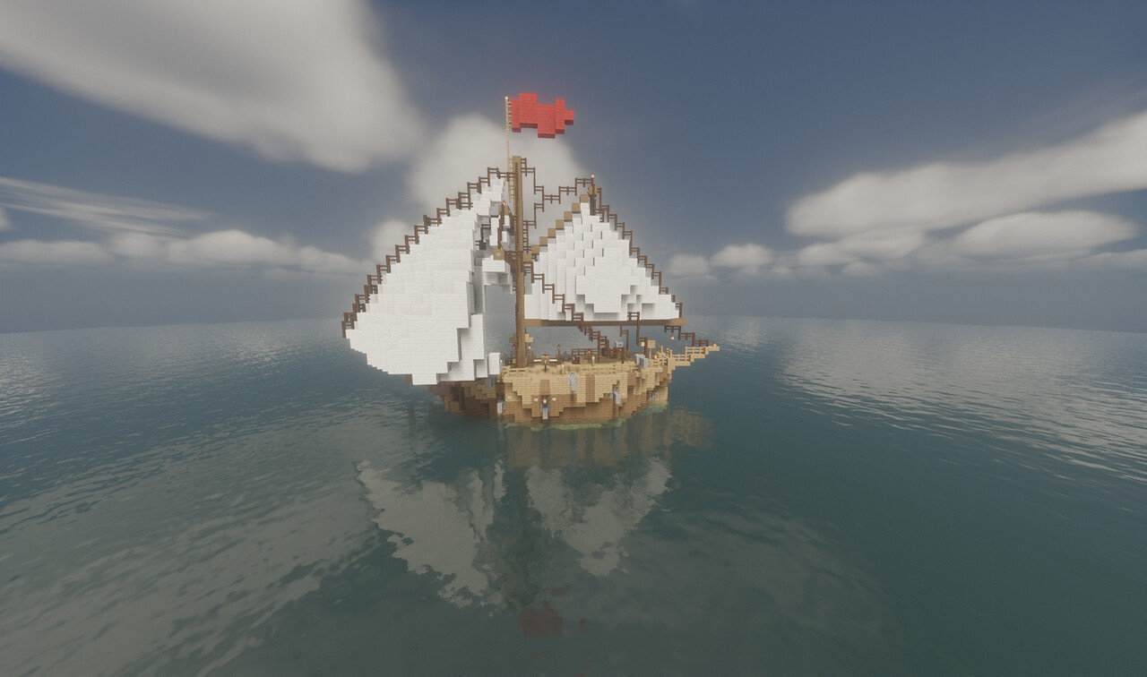 Historically-Accurate Sloop Minecraft Map