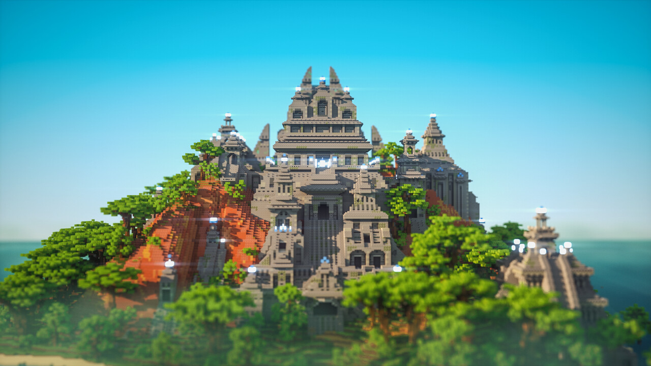 Maya temple Minecraft Map