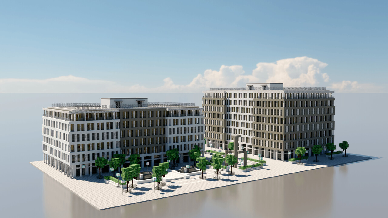 Small Contemporary Office Complex - 1 Minecraft Map