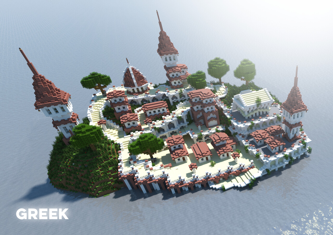 Greek Village Island - Download Minecraft Map
