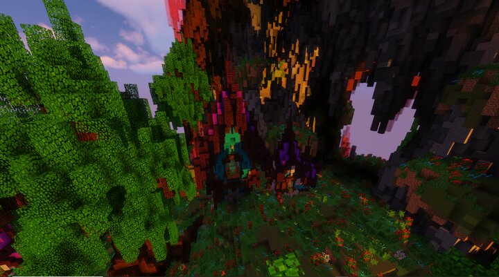 Crystalized Elements - A Floating Island Minecraft Map