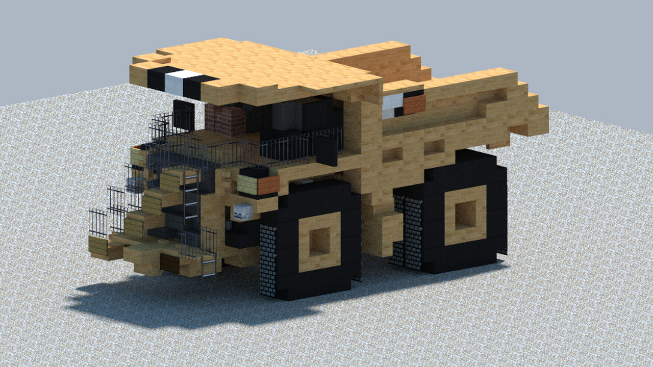 Cat 793F mining truck [With Download] Minecraft Map