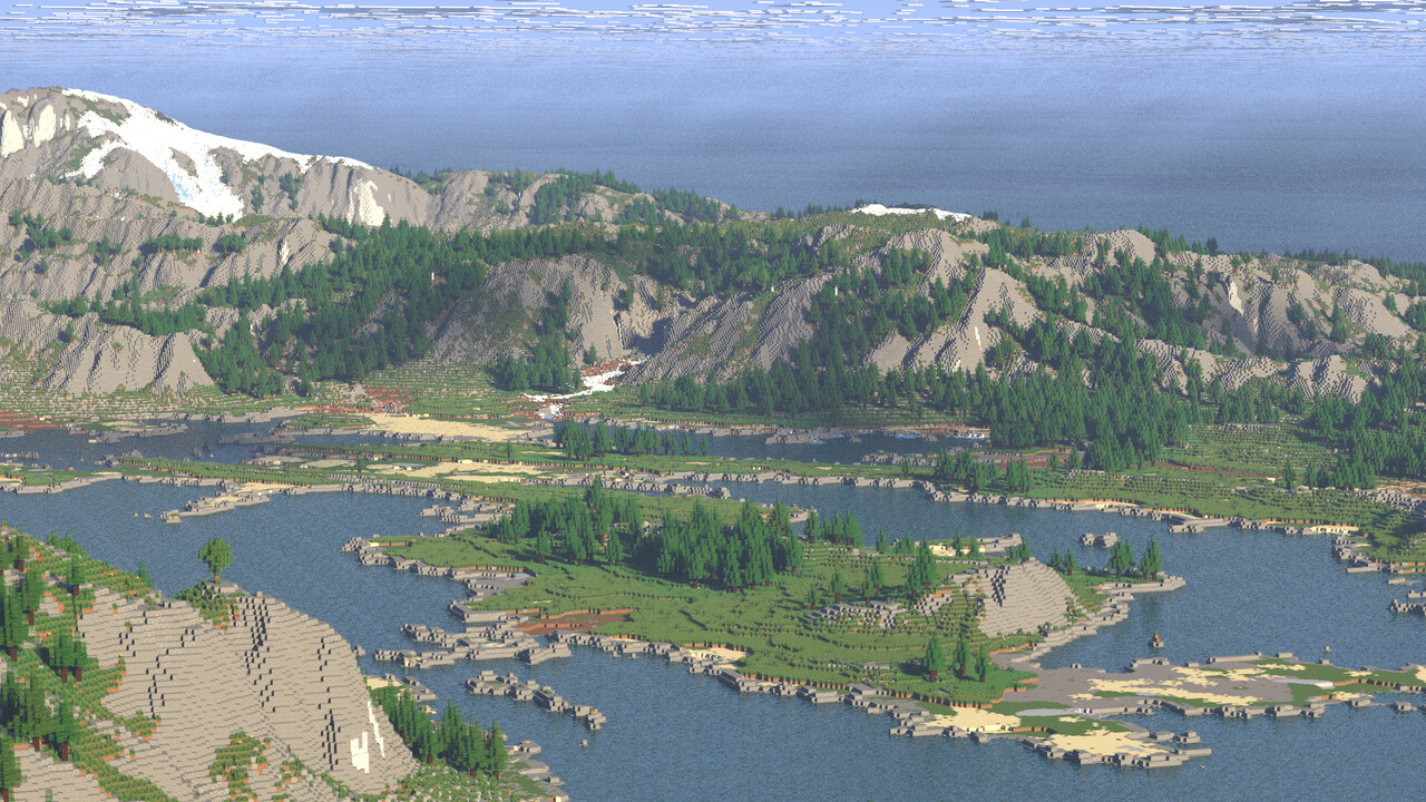🌍 Worcoast - a custom realistic forest and mountain terrain [4K, JAVA ...