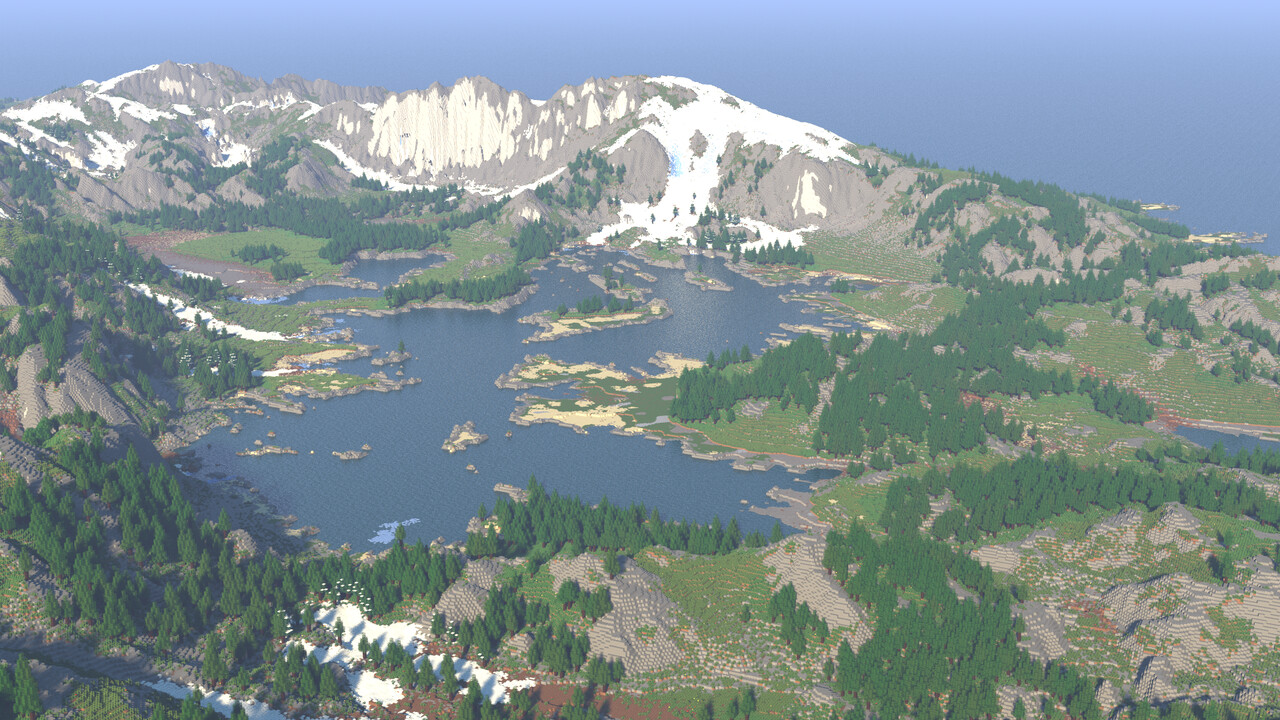 🌍 Worcoast - a custom realistic forest and mountain terrain [4K, JAVA ...