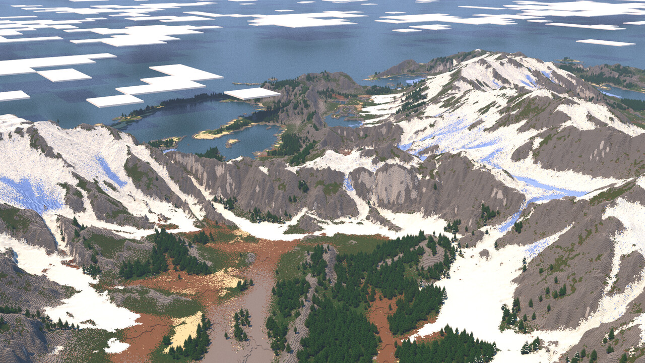 🌍 Worcoast - a custom realistic forest and mountain terrain [4K, JAVA ...