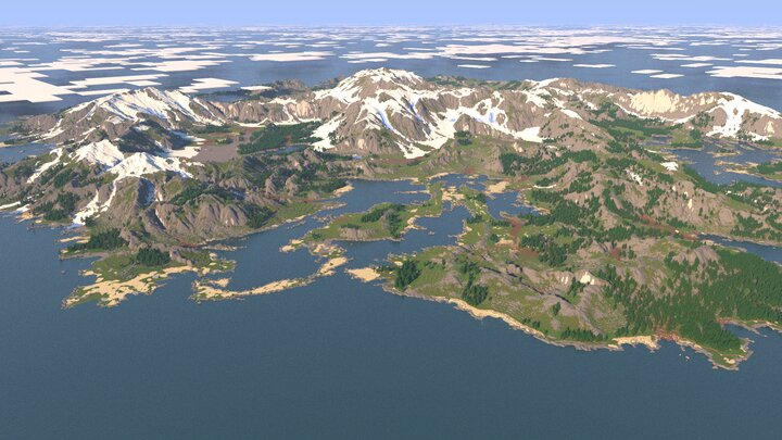 🌍 Worcoast - a custom realistic forest and mountain terrain [4K, JAVA ...