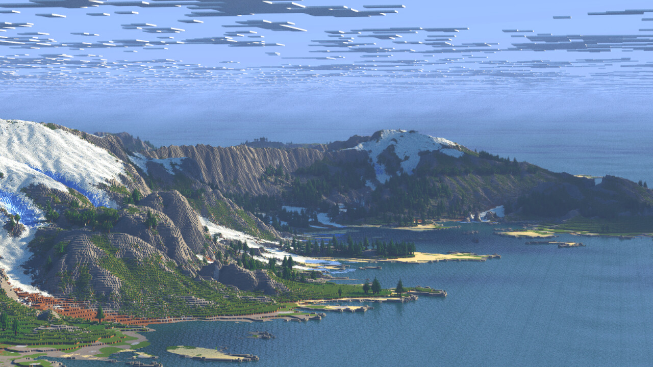 🌍 Worcoast - a custom realistic forest and mountain terrain [4K, JAVA ...