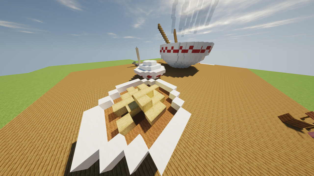 Japanese Style Food Minecraft Map