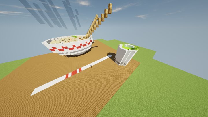 Japanese Style Food Minecraft Map